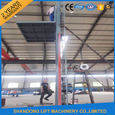 Cargo Material Loading Warehouse Elevator Lift , 500kgs 5m Hydraulic ...