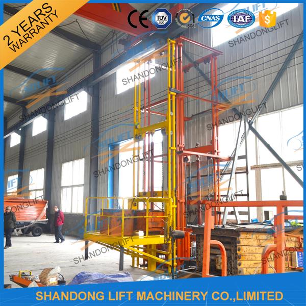 700kgs 4m Warehouse Hydraulic Elevator Lift
